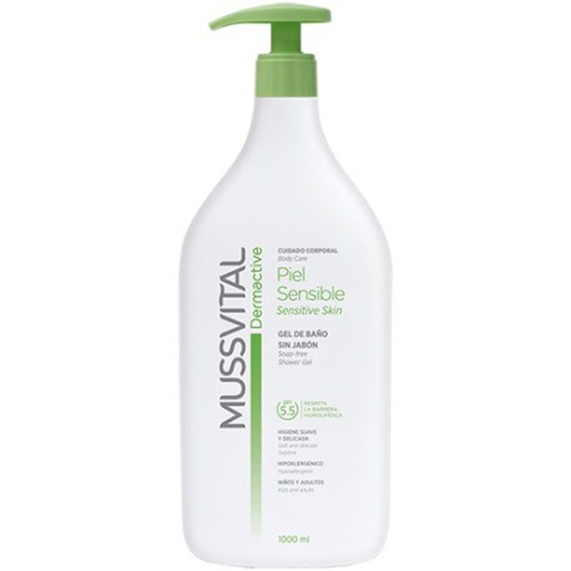 Mussvital Dermactive Gel de Baño Piel Sensible 1000ml — Viñamata Group